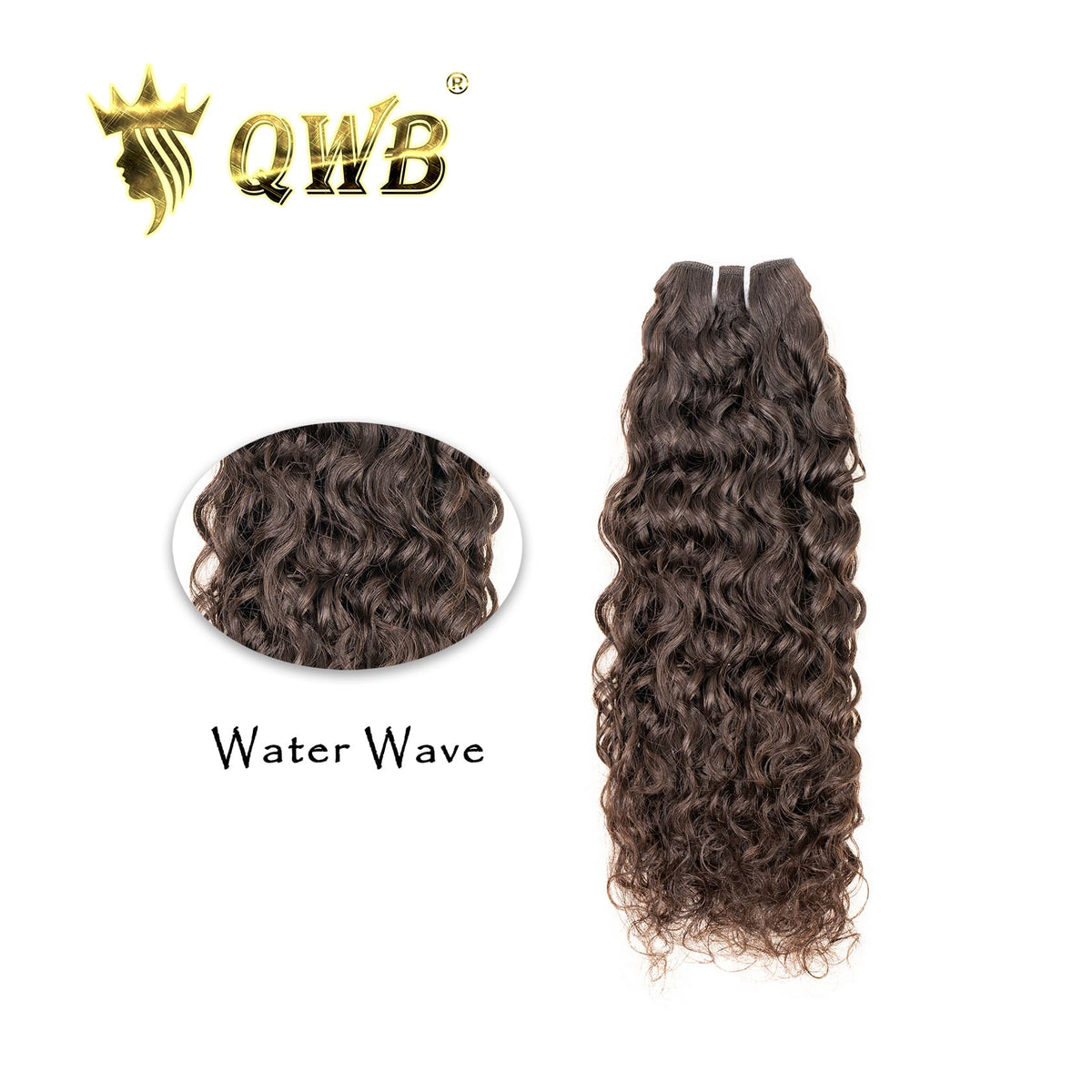 QWB Free Combination Water Wave Brazilian Virgin Hair 12~28 Inch ...